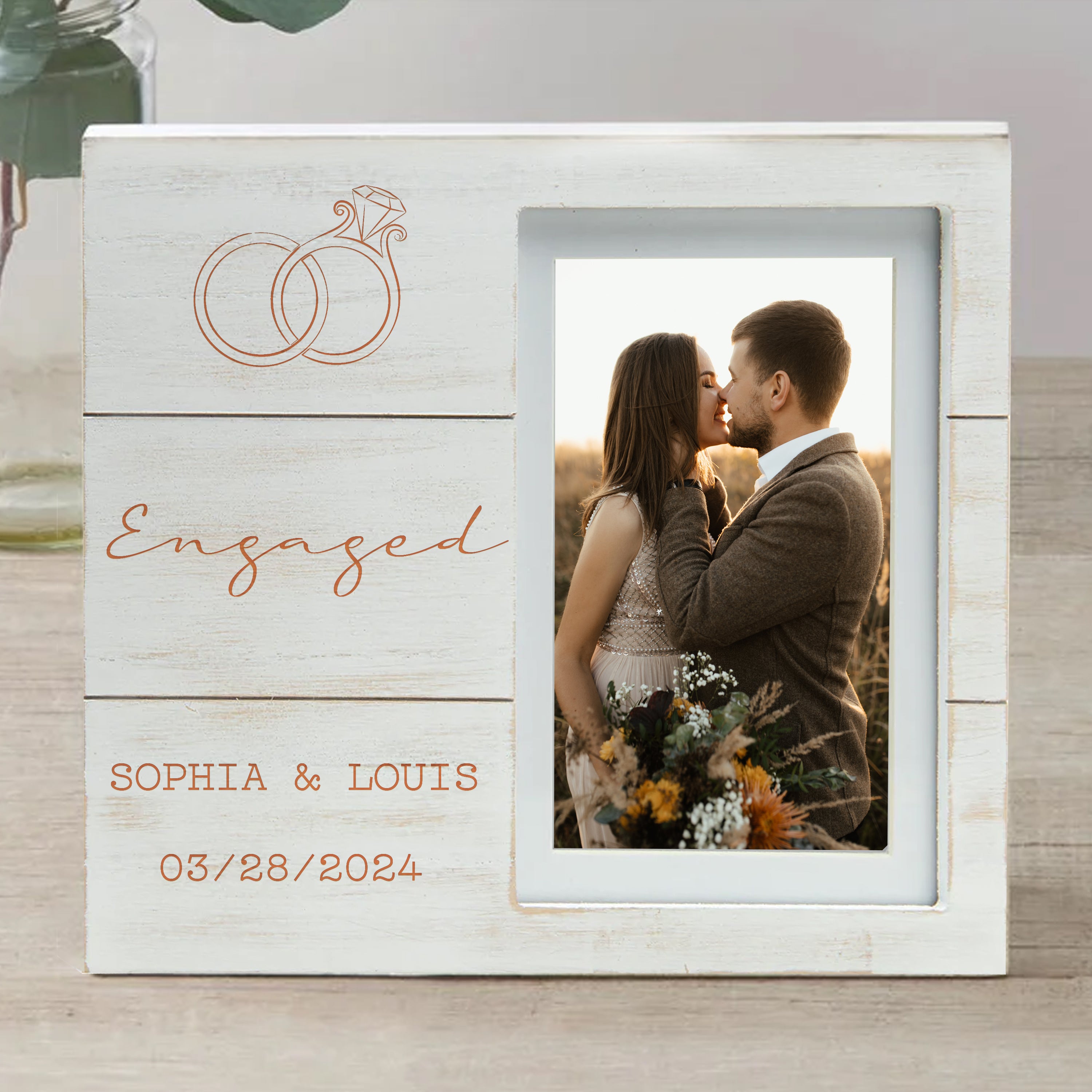 Personalized Engaged Frame for Couples – Best Gifts Personalized